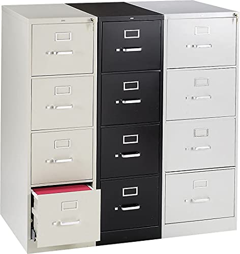 HON 314PL 310 Series Four-Drawer, Full-Suspension File, Letter, 26-1/2d, Putty