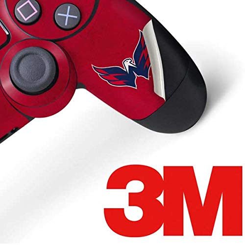 Skinit Decal Gaming Skin for PS4 Controller - Officially Licensed NHL Washington Capitals Distressed Design