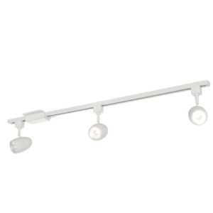 hampton bay white dimmable led track kit