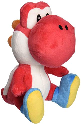 Little Buddy 1389 Super Mario All Star Collection Red Yoshi Plush, 7"