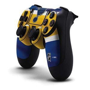 Skinit Decal Gaming Skin Compatible with PS4 Controller - Officially Licensed NHL St. Louis Blues Jersey Design