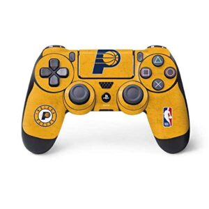 skinit decal gaming skin for ps4 controller - officially licensed nba indiana pacers distressed design