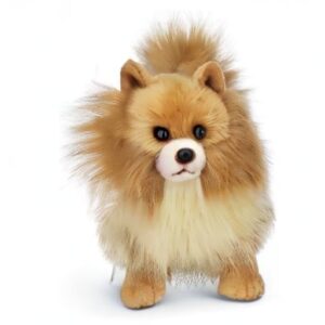 Bearington Rudy The Pomeranian Plush, 13 Inch Pomeranian Stuffed Animal