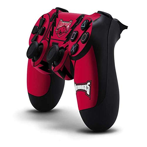 Skinit Decal Gaming Skin Compatible with PS4 Controller - Officially Licensed University of Arkansas-Fayetteville Razorbacks Design