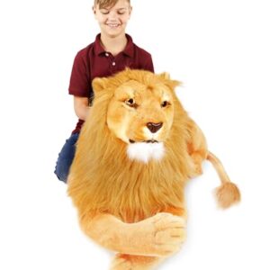 TigerHart Lasodo The Lion - 39 Inch (Tail Measurement Not Included) Big Stuffed Animal Plush Cat