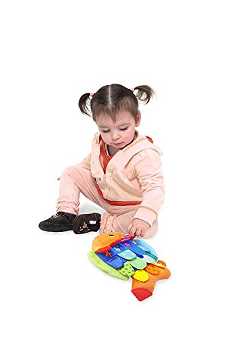 Melissa & Doug Flip Fish: K's Kids Baby Toy Series Bundled with 1 Pair of Baby Socks Bundle [91954]