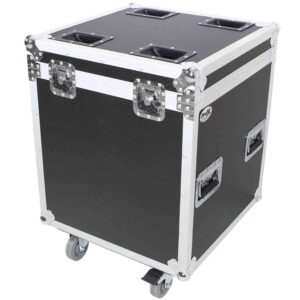 ProX XS-UTL4 ATA Utility Flight Travel Heavy-Duty Storage Road Case with 4" in casters – 22.5"x22.5"x25" Exterior