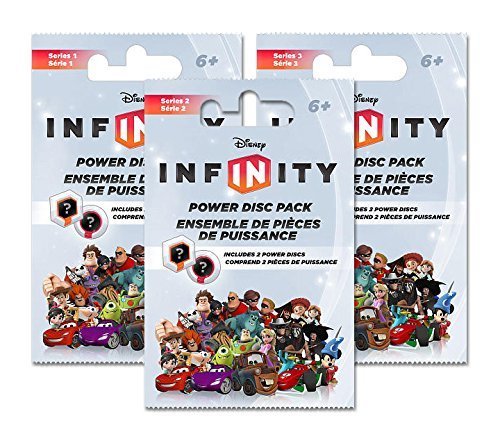 Disney Infinity Power Disc Packs - 3 Pack Bundle (One Each of Series 1, 2 & 3)