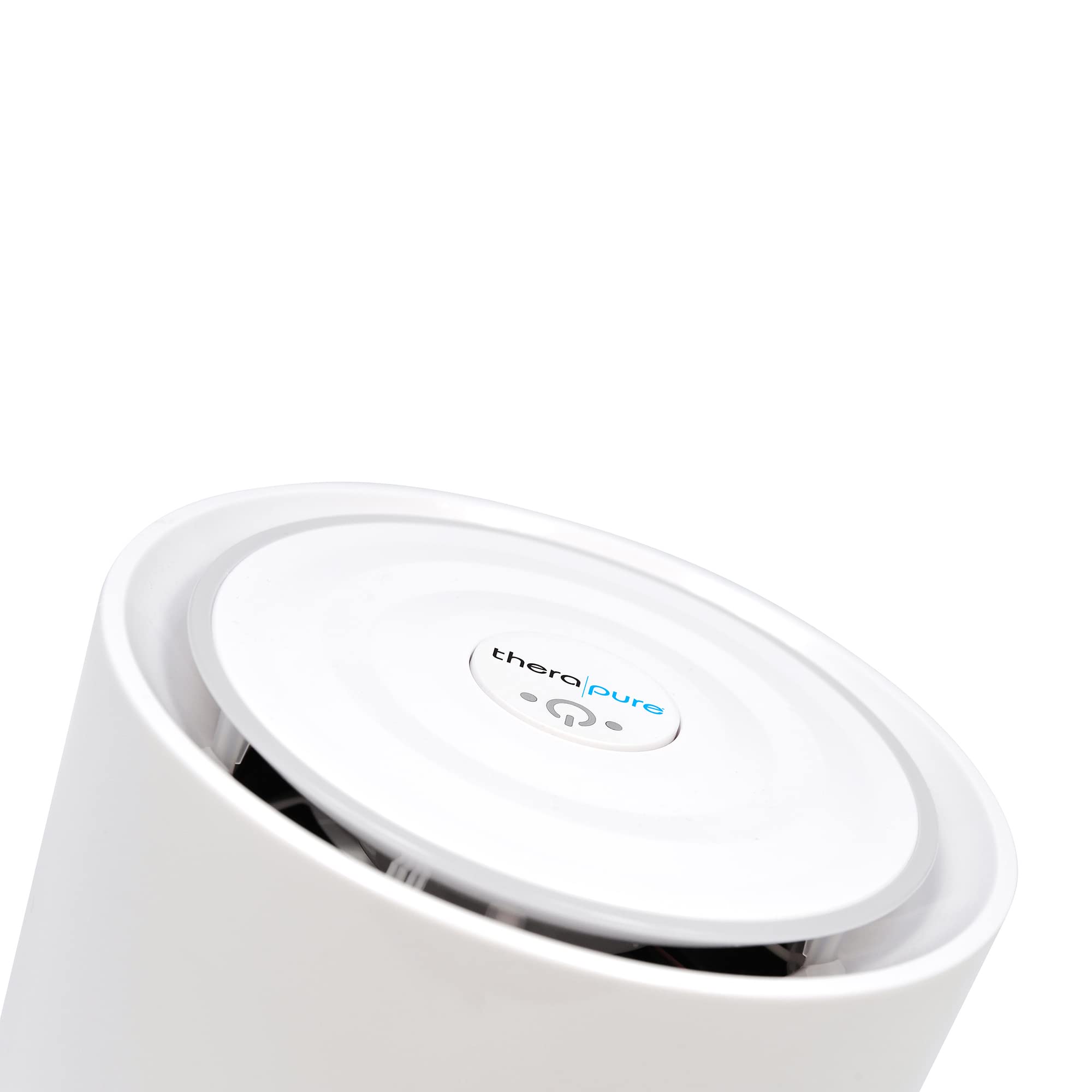 ENVION Therapure TPP100 Triple Action HEPA Type UV-C Air Purifier with 2 Fan Speeds for Small Spaces up to 25 Square Feet, White