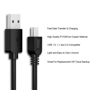 Eopzol 10ft Feet Long USB Power/Charger Cable Cord for Nintendo Wii U Pro Controller