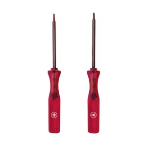 gam3gear tri-wing & screwdriver set for n-switch oled gba nds dsl dsi 3ds xl wii ps4 controller (set of 2)