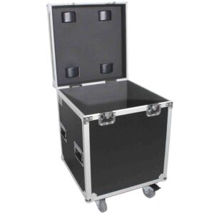 ProX XS-UTL4 ATA Utility Flight Travel Heavy-Duty Storage Road Case with 4" in casters – 22.5"x22.5"x25" Exterior