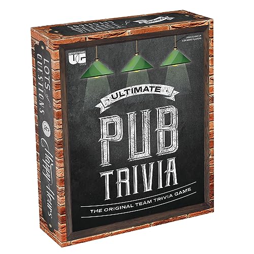 University Games | Ultimate Pub Trivia Team Trivia Game, 4 or More Trivia Loving Players Ages 12 and Up