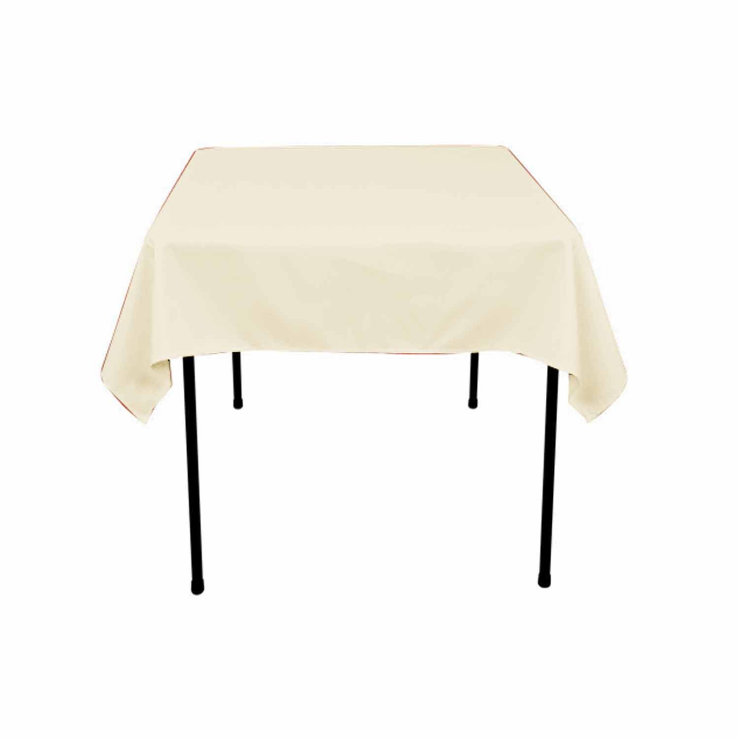 Tablecloth for 33"x33" Square Table by Florida Tablecloth Factory (Ivory)