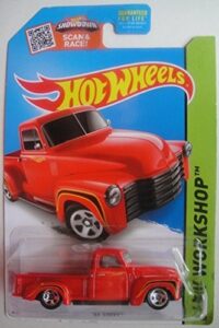 hot wheels 2015 hw workshop '52 chevy 244/250, red