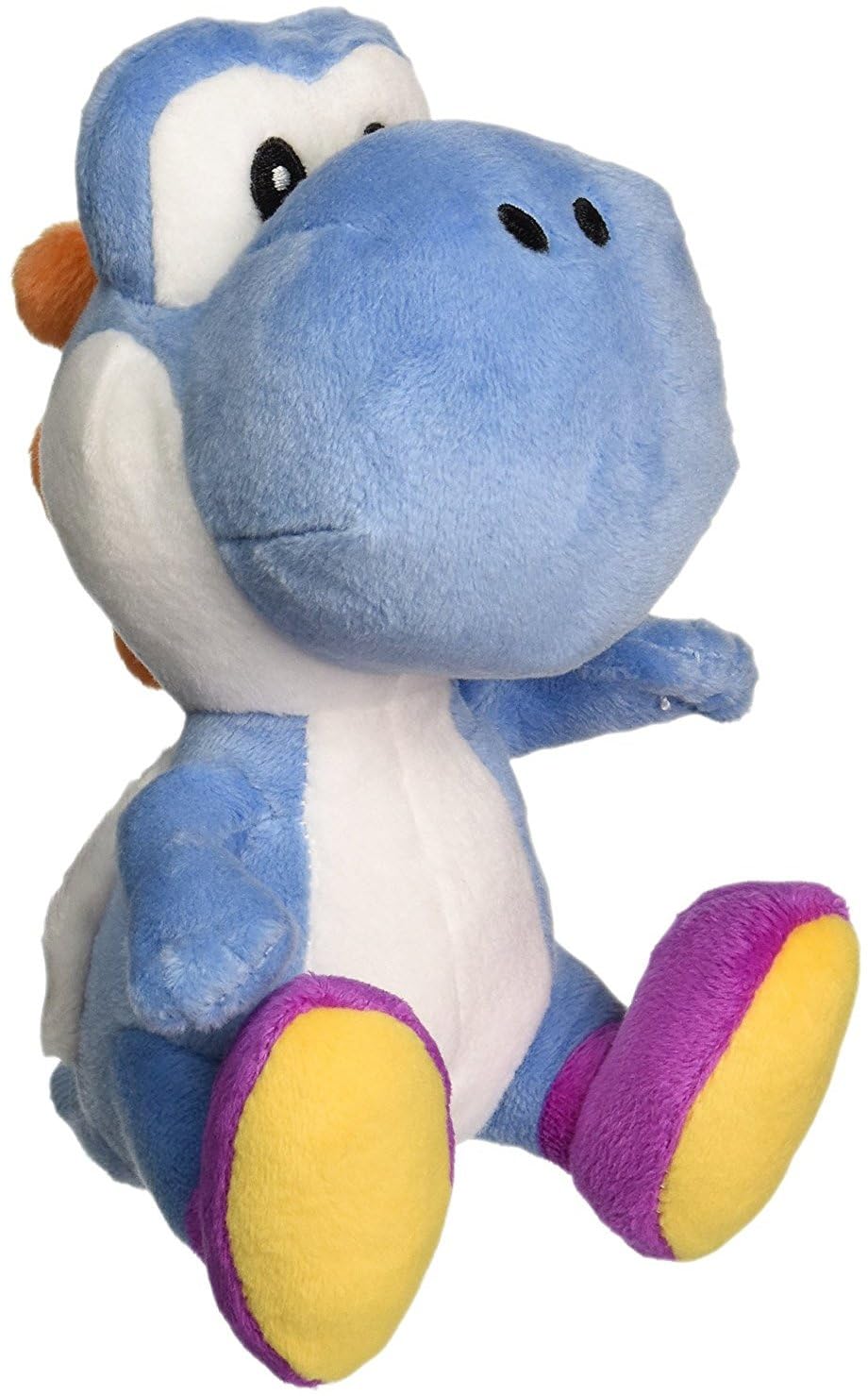 Little Buddy 1388 Super Mario Bros All Star Collection Dark Blue Yoshi Stuffed Plush, 7"