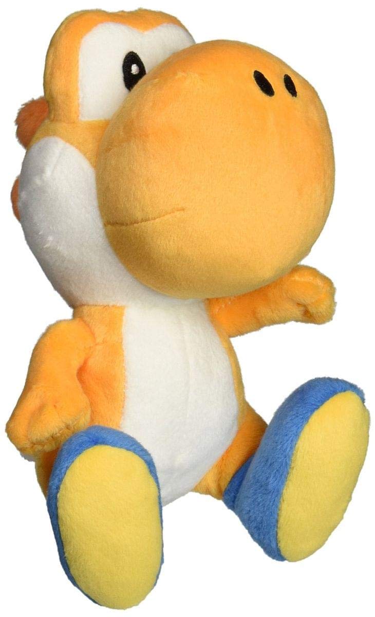 Little Buddy 1390 Super Mario All Star Collection 7" Orange Yoshi Plush