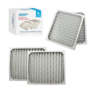 hqrp 4-pack filter compatible with hamilton beach trueair 04712 04381 840117900 true-air o4712 o4381