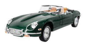 road signature 92608 scale 1:18 1971 jaguar e-type, green