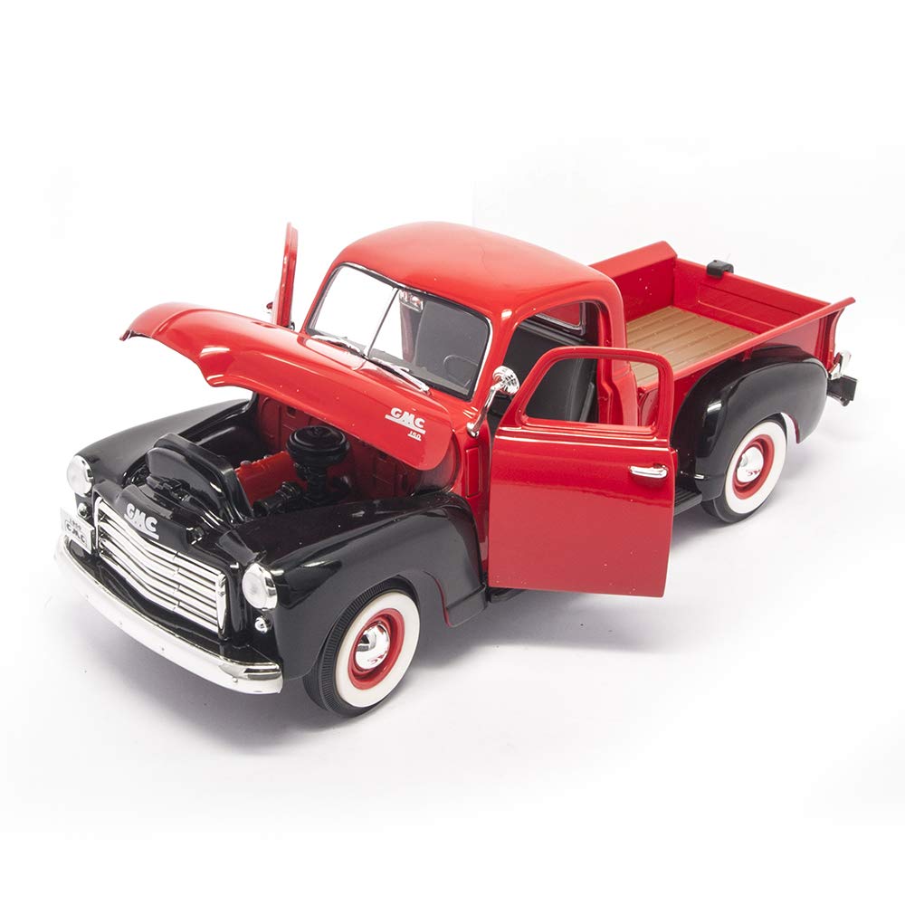 ROAD SIGNATURE 92648 Scale 1:18 1950 GMC Pick Up, Red/Black