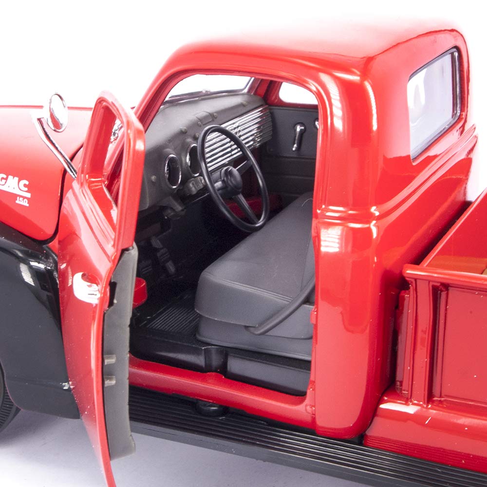 ROAD SIGNATURE 92648 Scale 1:18 1950 GMC Pick Up, Red/Black