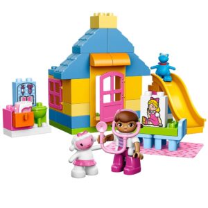 lego duplo l disney doc mcstuffins backyard clinic 10606 learning toy for toddlers, large building bricks