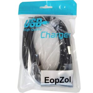 Eopzol 10ft Feet Long USB Power/Charger Cable Cord for Nintendo Wii U Pro Controller