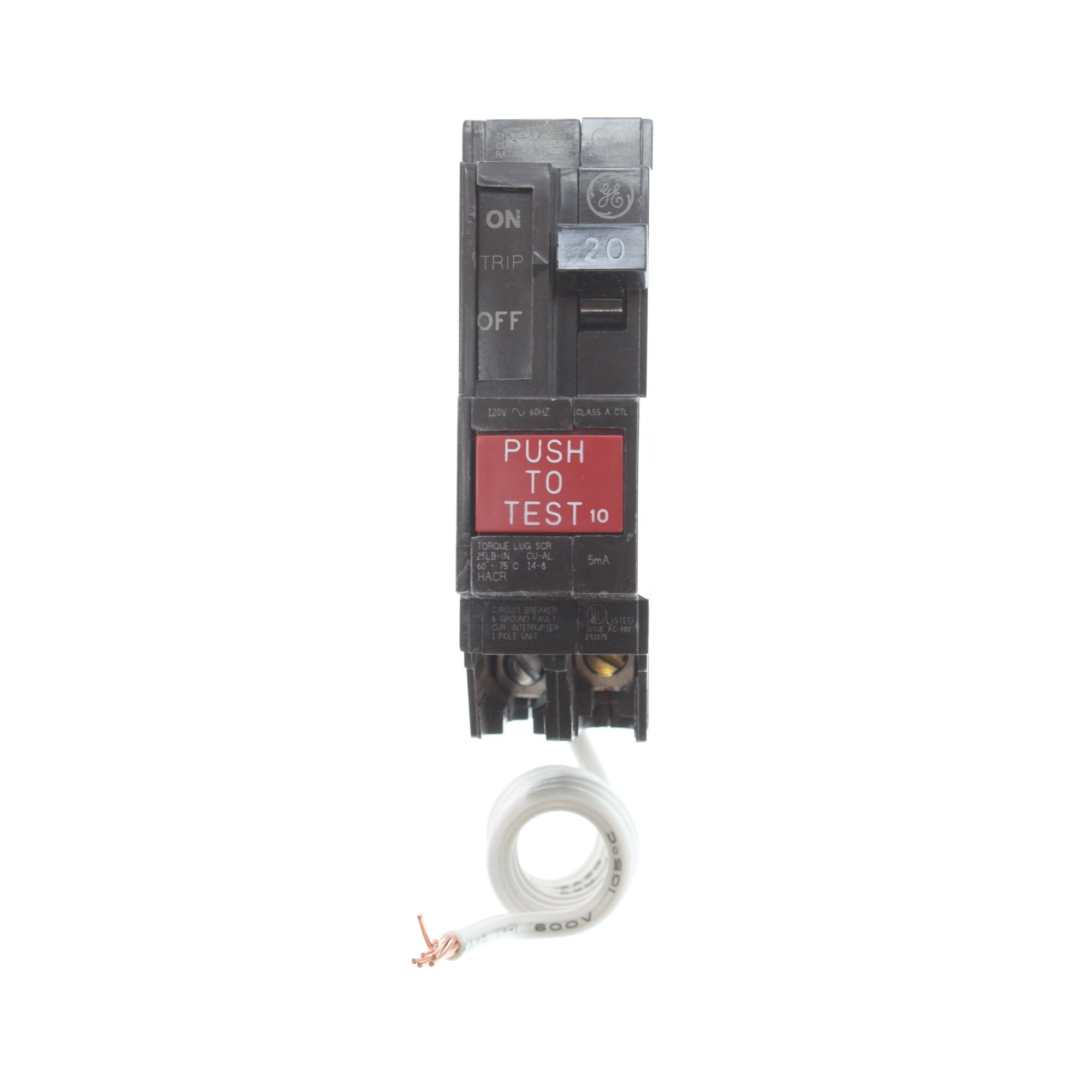 GENERAL ELECTRIC THQL1120GF CIRCUIT BREAKER