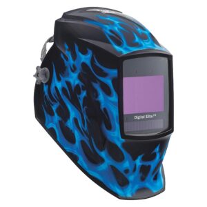 miller 269273 blue flame digital elite welding helmet