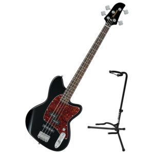 ibanez tmb100 talman 4 string electric bass black w/stand