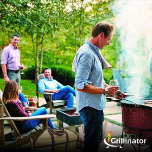 Grillinator Ultimate Firewood Log Carrier: Back Saving Design with Ultra Premium Canvas (Black)