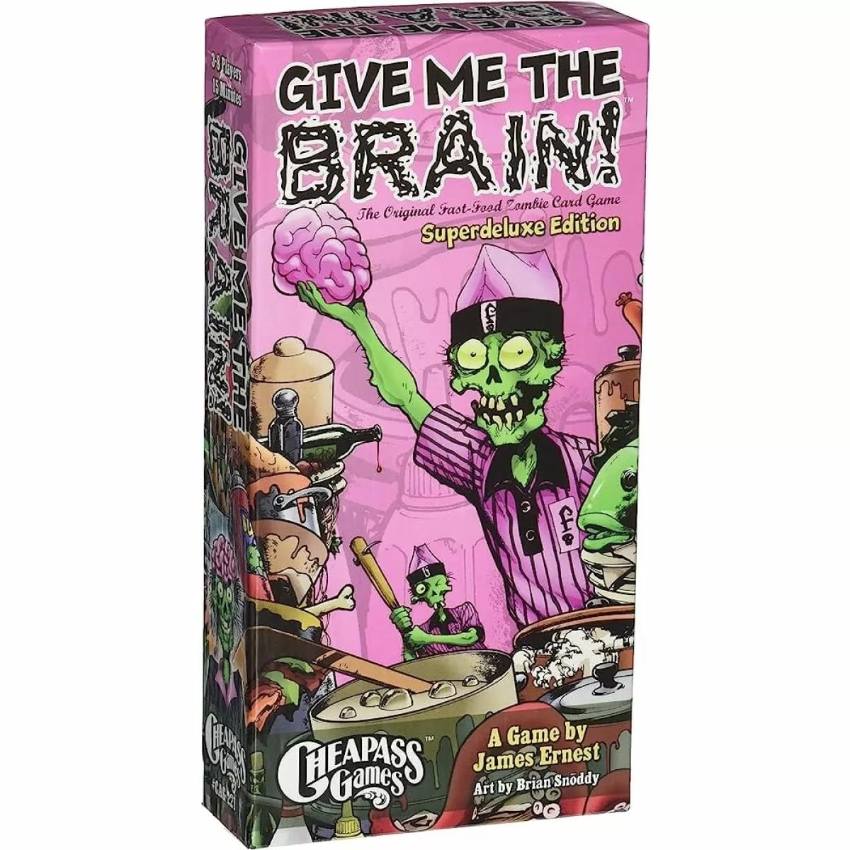 Cheapass Games Give Me The Brain Superdeluxe Edition