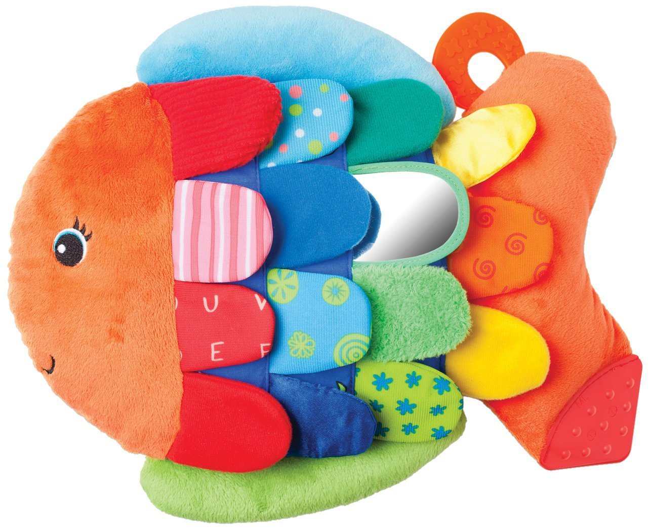 Melissa & Doug Flip Fish: K's Kids Baby Toy Series Bundled with 1 Pair of Baby Socks Bundle [91954]