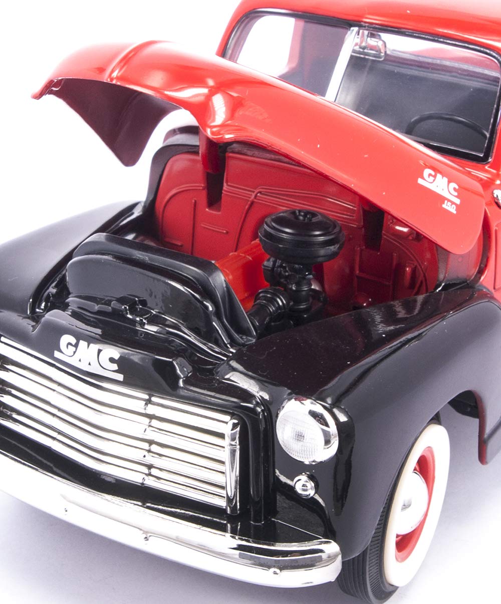 ROAD SIGNATURE 92648 Scale 1:18 1950 GMC Pick Up, Red/Black