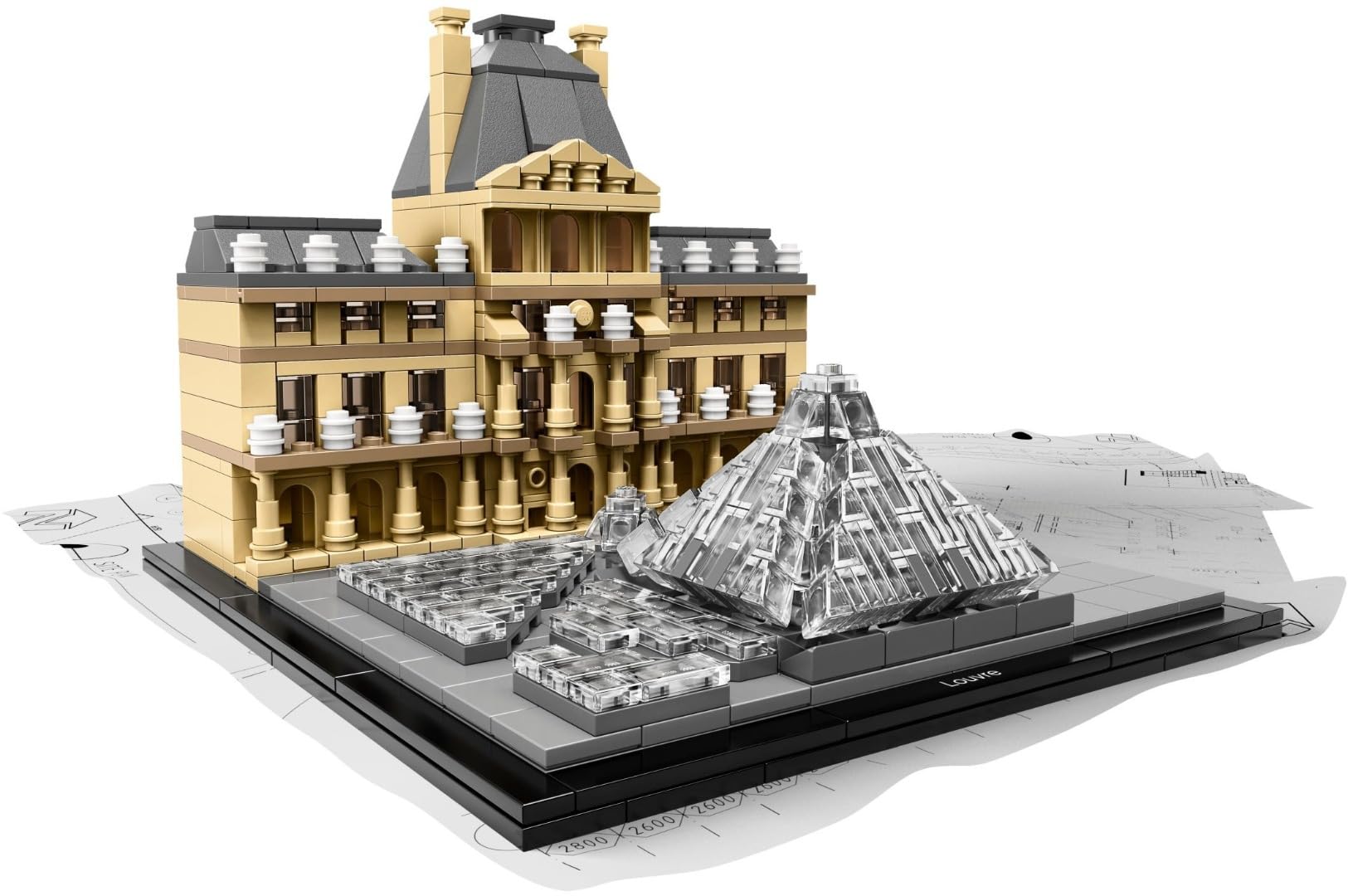 LEGO Architecture 21024 Louvre Building Kit