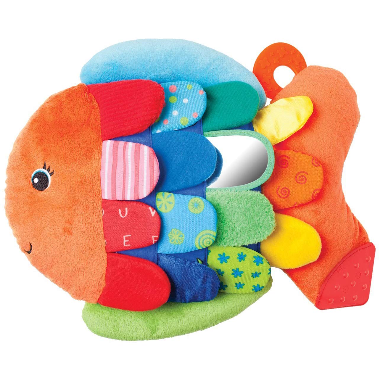 Melissa & Doug Flip Fish: K's Kids Baby Toy Series Bundled with 1 Pair of Baby Socks Bundle [91954]