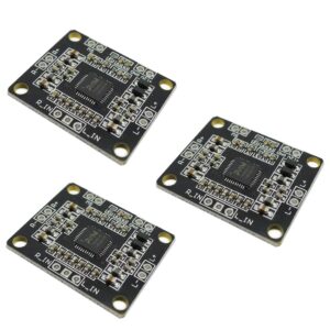 hiletgo 3pcs pam8610 2 * 15w digital dual channel stereo audio amplifier board amp class d 12v