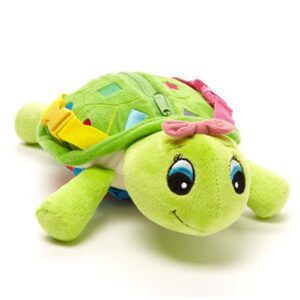 buckle toys - belle turtle - learning activity - develop motor skills and problem solving - counting and color recognition - airplane travel essentials kids