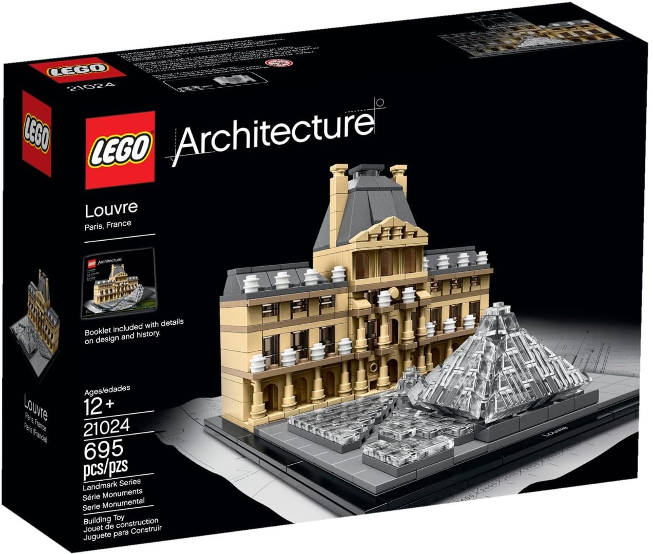 LEGO Architecture 21024 Louvre Building Kit