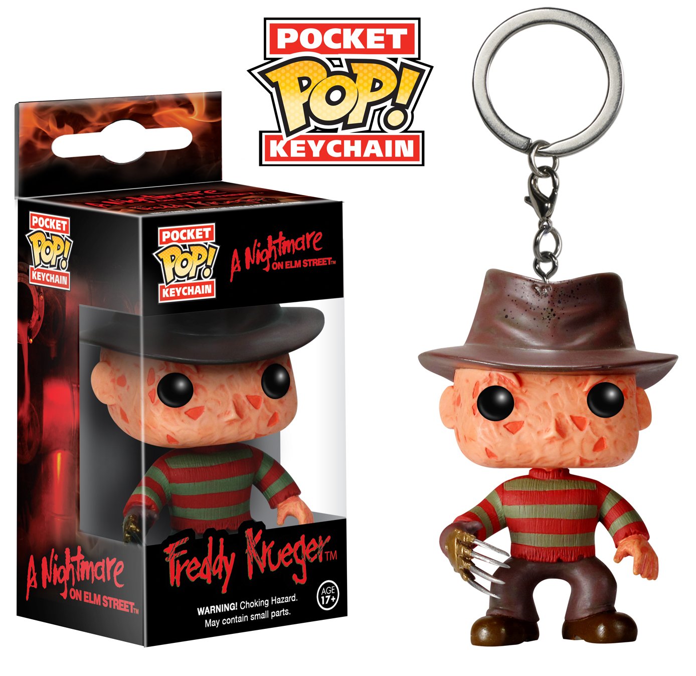 Funko Nightmare on Elm Street Freddy Krueger Pop! Figure Key Chain