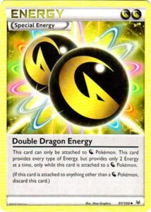 pokemon - double dragon energy (97/108) - xy roaring skies