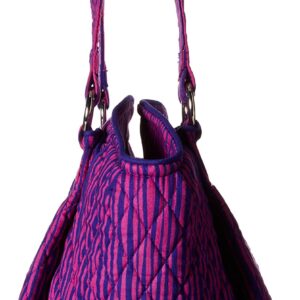 Vera Bradley Women's Glenna Impressionista Stripe Handbag, 12x5x10