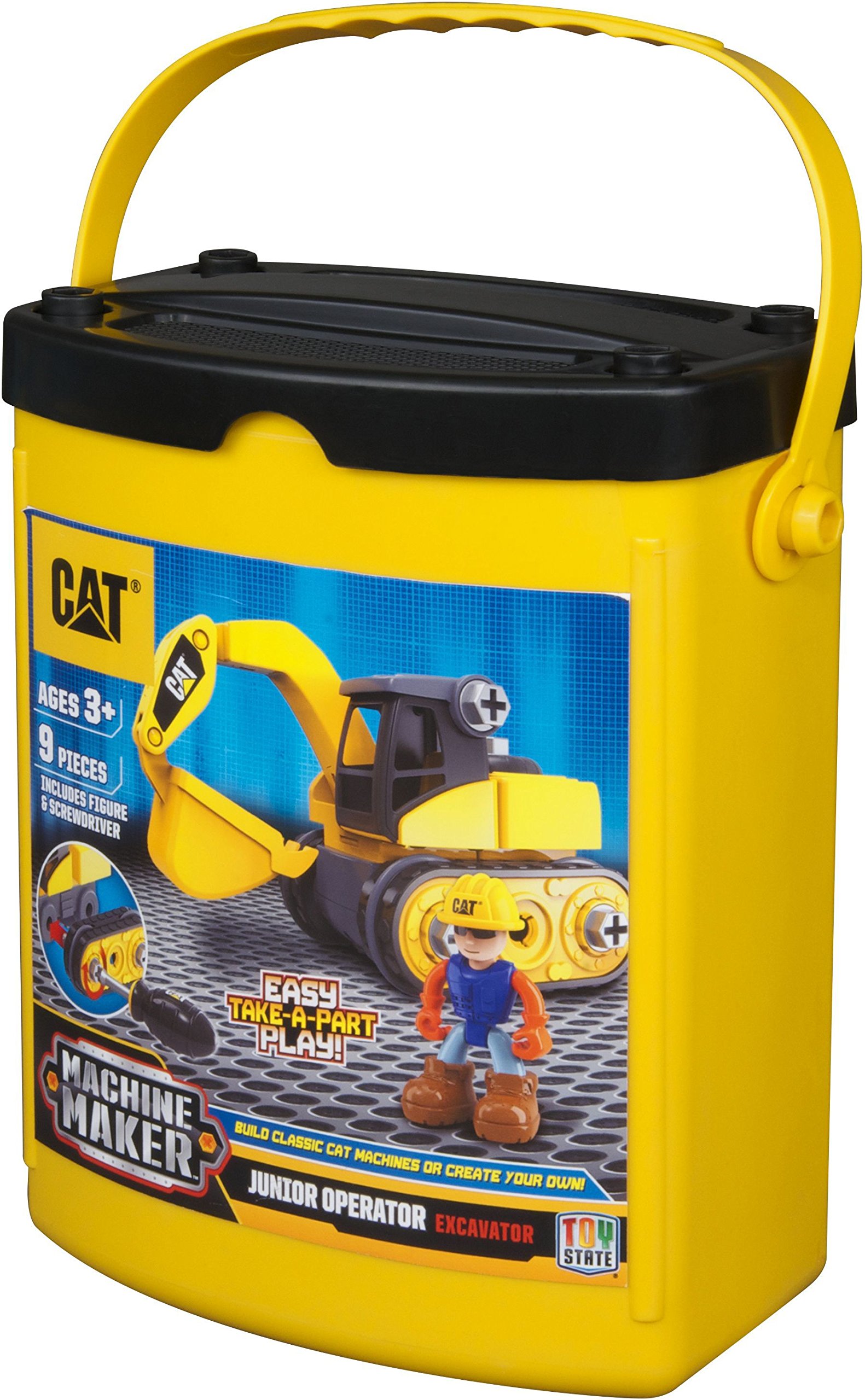 Toy State Caterpillar CAT Junior Operator Dump Truck Construction Vehicle