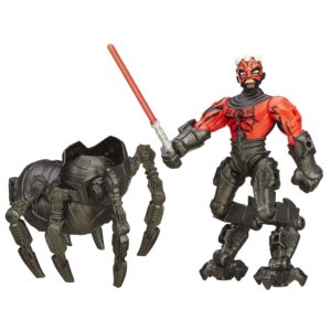 star wars hero mashers deluxe clone wars darth maul with gear action figure