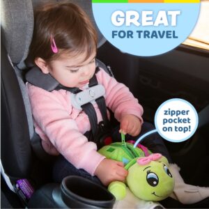 Buckle Toys - Belle Turtle - Learning Activity - Develop Motor Skills and Problem Solving - Counting and Color Recognition - Airplane Travel Essentials Kids