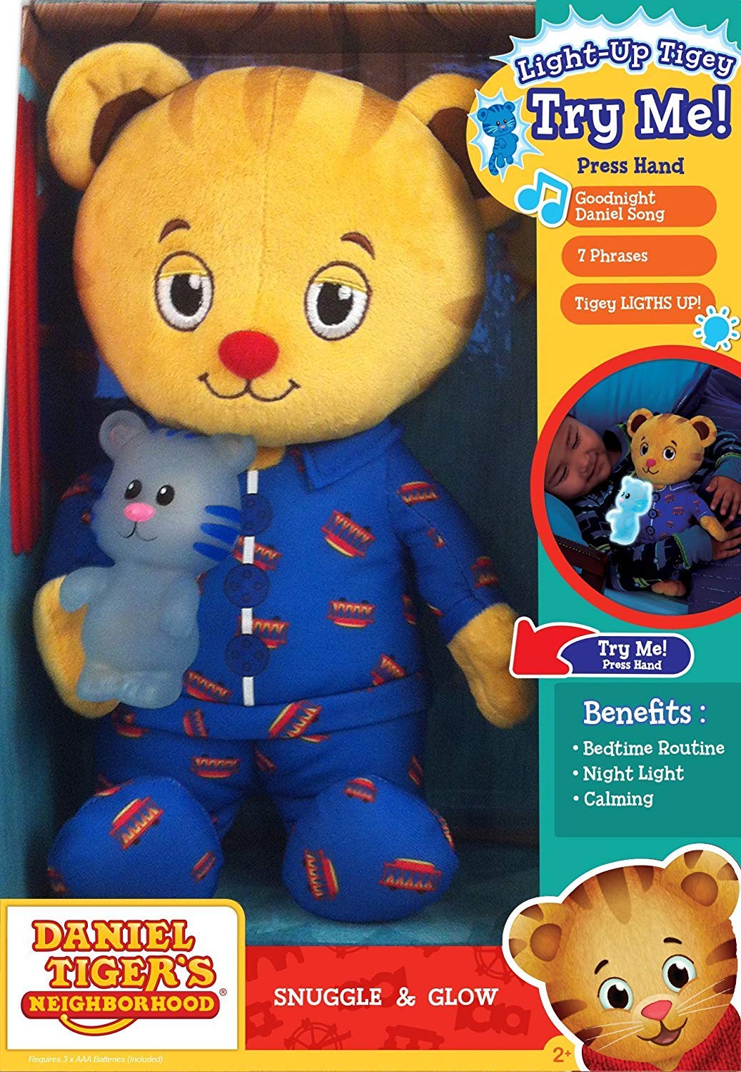 Daniel Tiger's Neighborhood Snuggle and Glow Plush Toy