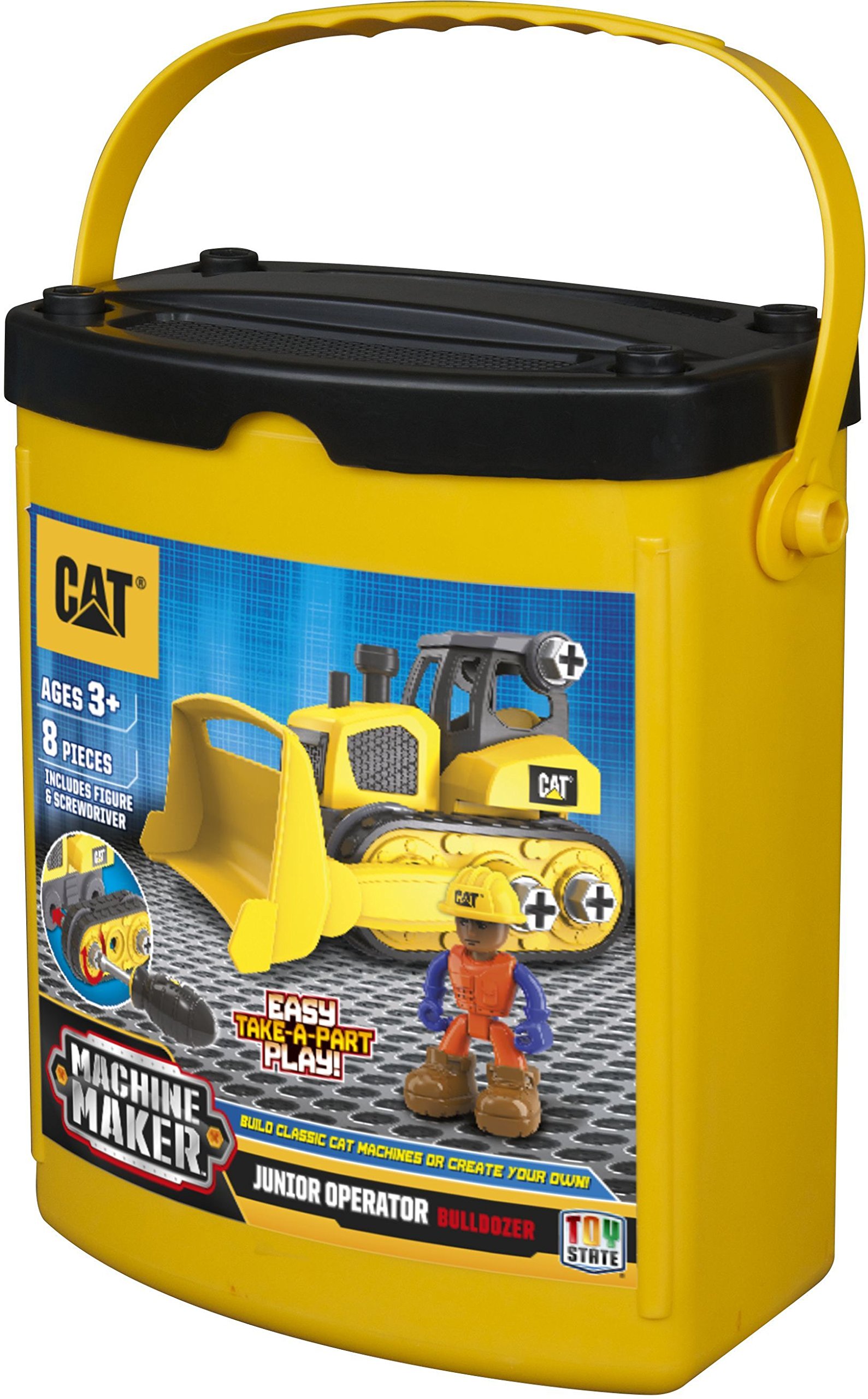 Toy State Caterpillar CAT Junior Operator Dump Truck Construction Vehicle