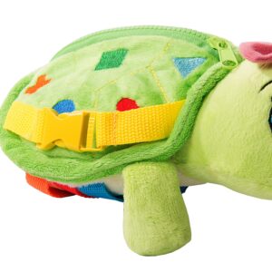 Buckle Toys - Belle Turtle - Learning Activity - Develop Motor Skills and Problem Solving - Counting and Color Recognition - Airplane Travel Essentials Kids