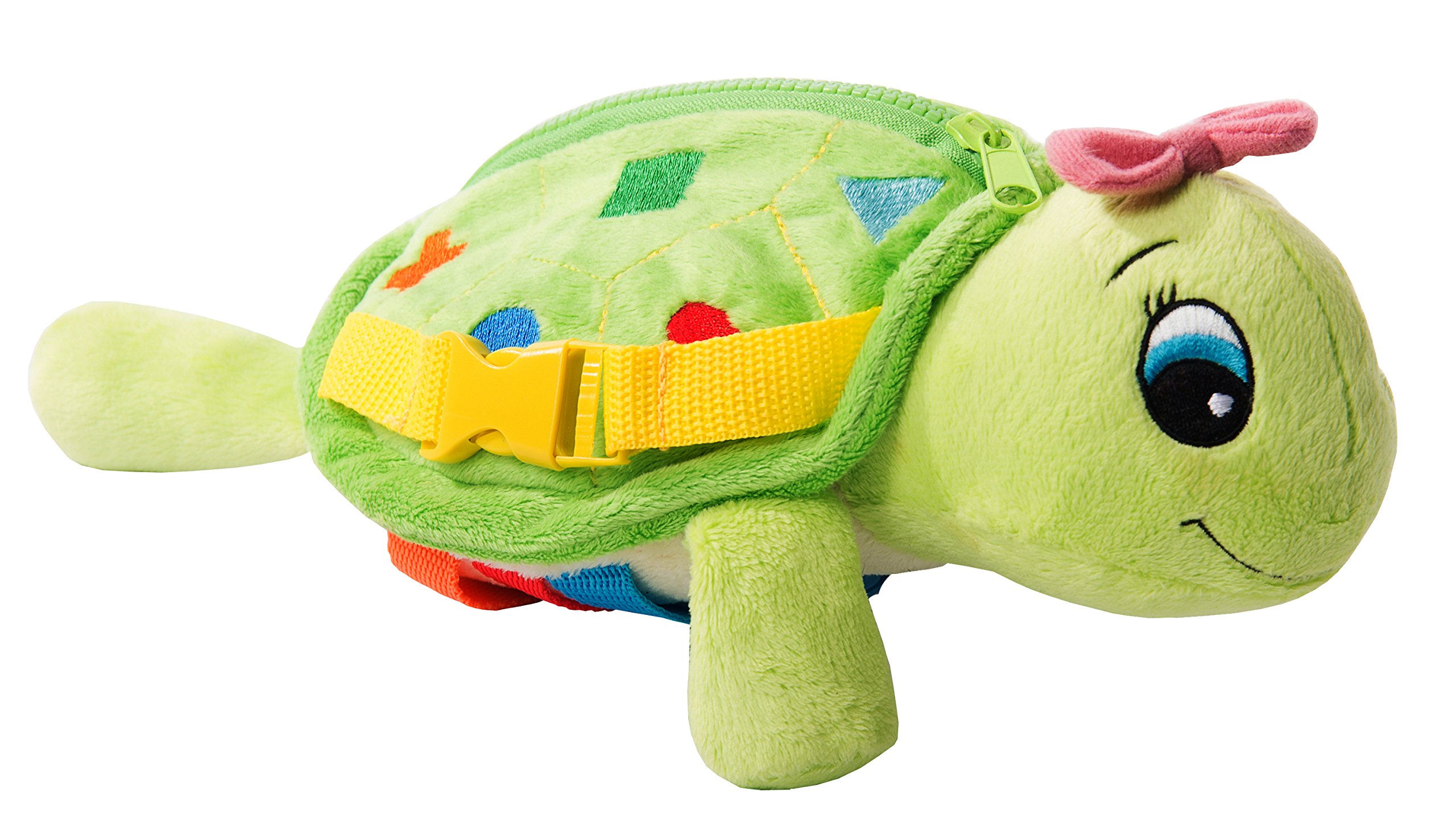 Buckle Toys - Belle Turtle - Learning Activity - Develop Motor Skills and Problem Solving - Counting and Color Recognition - Airplane Travel Essentials Kids