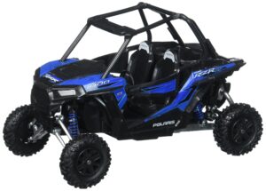 toys & child 57593 1/18 scale rzr xp 1000 polaris dune buggy, woodoo blue,unisex-children